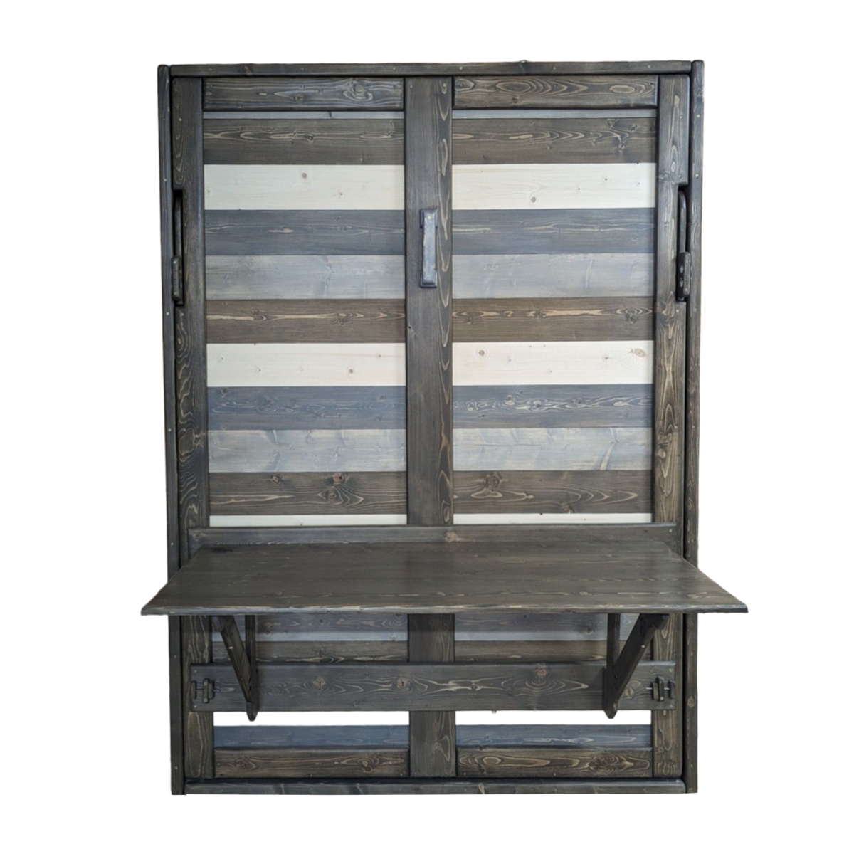 Signature Blue Murphy Bed with Desk | Make Space in Your Home