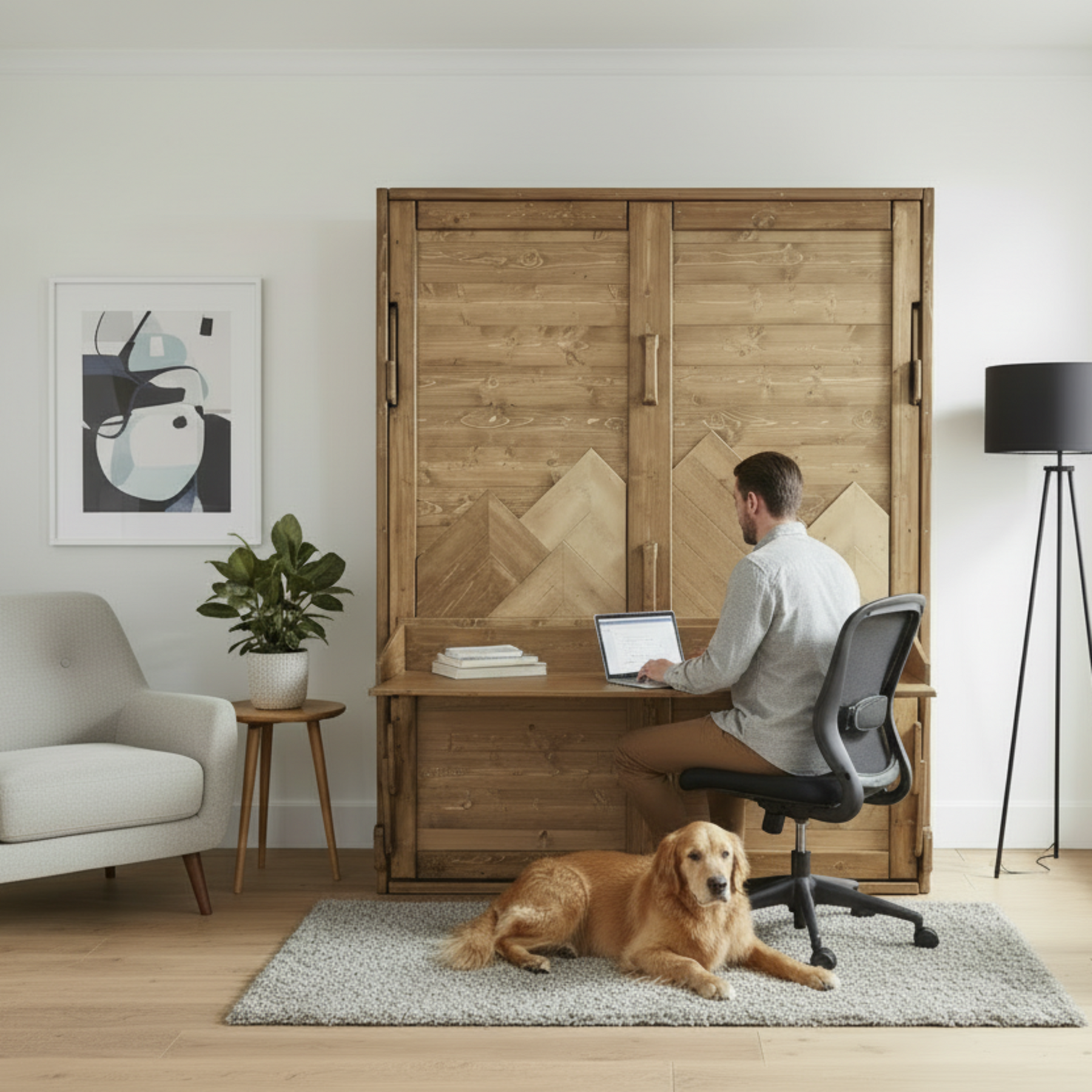 Murphy Bed With Desk