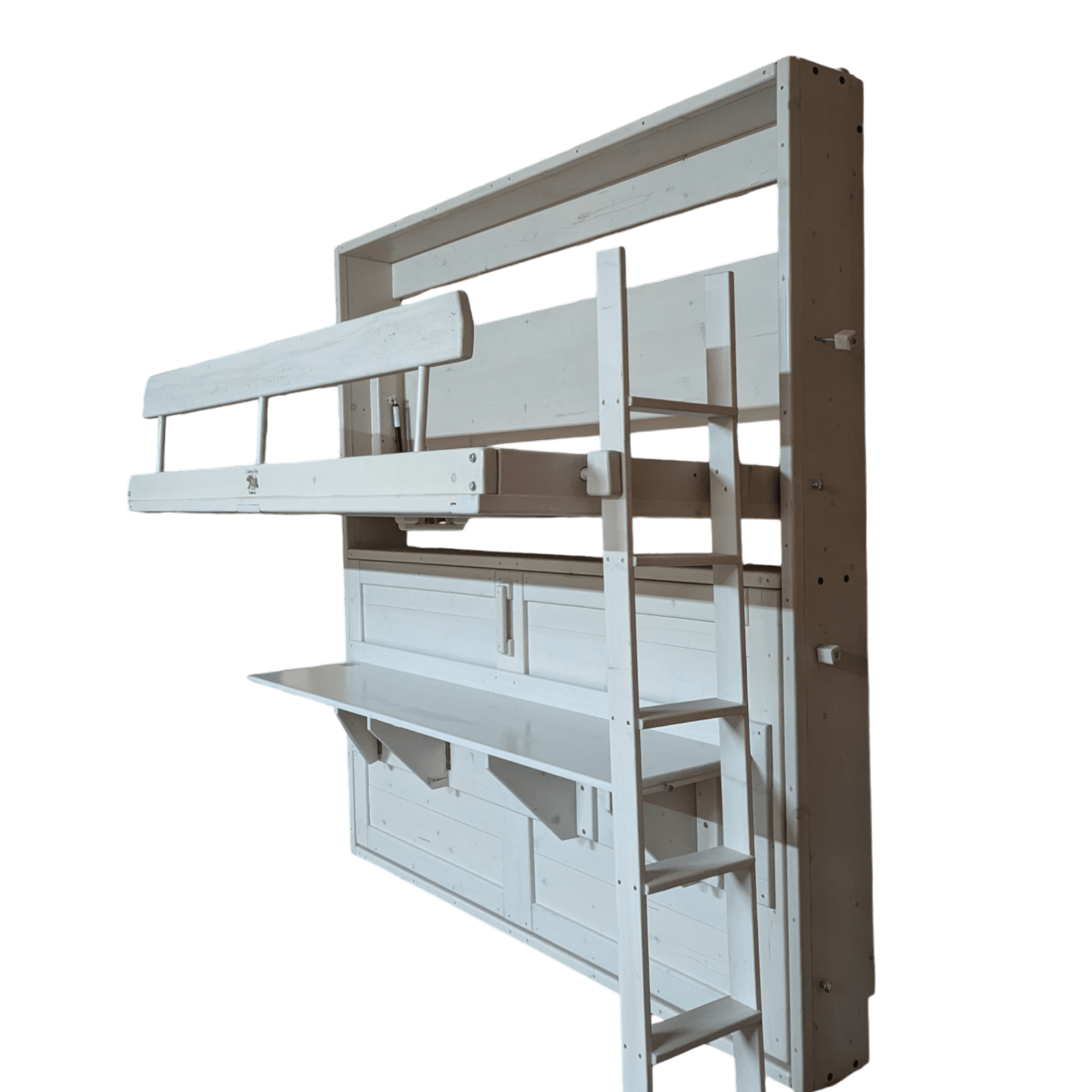 White Murphy Bunk Beds | Make Space for Play