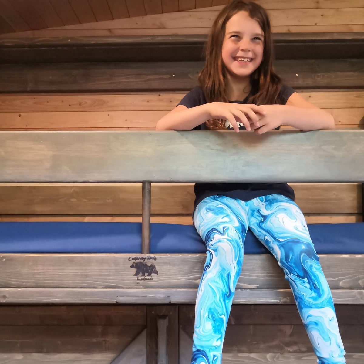 Signature Blue Murphy Bunk Beds | Natural Wood Bunk Beds
