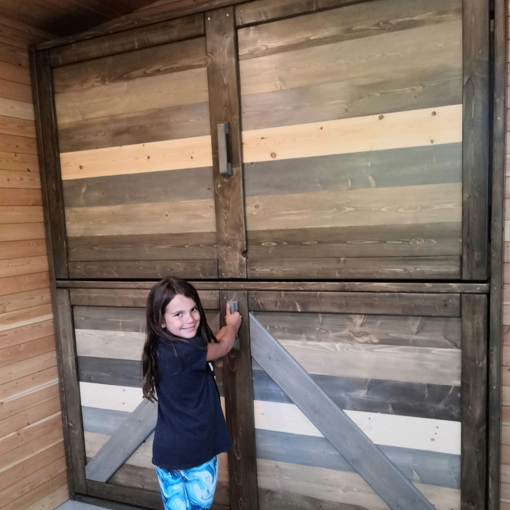 Signature Blue Murphy Bunk Beds | Natural Wood Bunk Beds