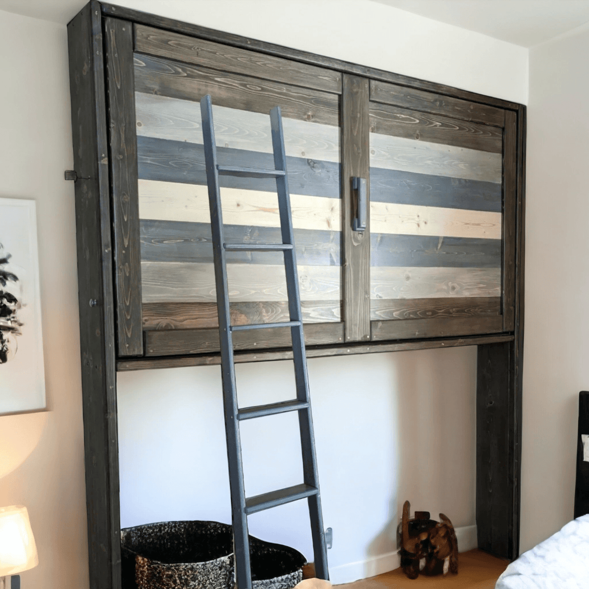Blue Murphy Bed Twin Loft | Save Space with a Loft Bed